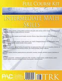 Paradigm Intermediate Math Skills-8th Grade - Lamp Post Homeschool ...