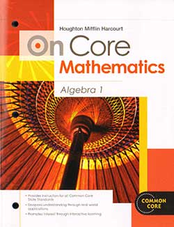 On Core Mathematics Algebra 1 9780547873916 CLEARANCE - Lamp Post ...