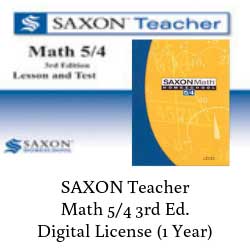Saxon Math 5/4 Homeschool Kits ISBN-13: 9781591413479 | Lamp Post ...