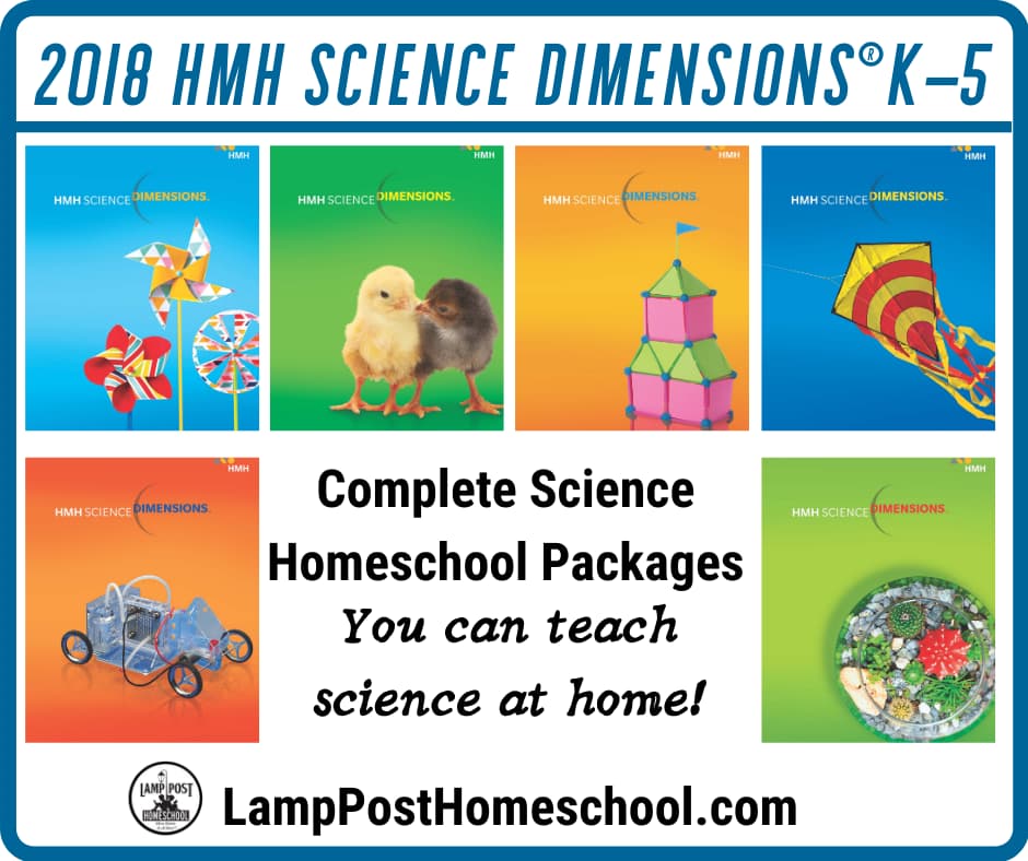 2018 HMH Science Dimensions Grade 4 Lamp Post Homeschool Curriculum