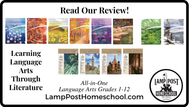 Learning Language Arts Thru Literature Review | Lamp Post Homeschool
