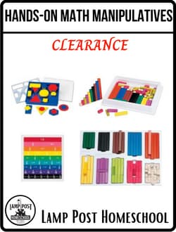 Hands-On Math Manipulatives~CLEARANCE | Lamp Post Homeschool