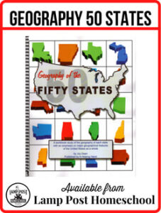 Geography of the Fifty States Curriculum - Lamp Post Homeschool Curriculum