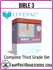 LIFEPAC Bible 3 Set 9780867176728 | Lamp Post Homeschool