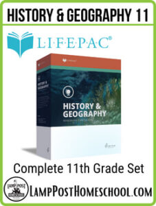 LIFEPAC History-Geography 11 Set 9781580956697 - Lamp Post Homeschool ...