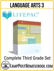 LIFEPAC Language Arts Grade 3 Set | Lamp Post Homeschool