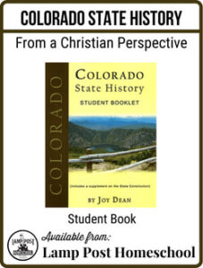 Colorado State History Courses - Lamp Post Homeschool Curriculum