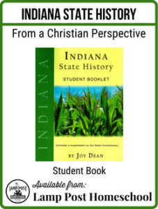 Indiana State History Courses - Lamp Post Homeschool Curriculum