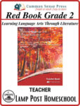 Red Book Language Arts Through Literature 3rd Edition - Lamp Post ...