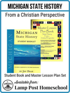 Michigan State History Courses - Lamp Post Homeschool Curriculum
