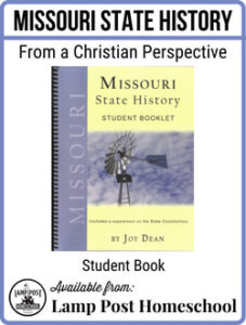 Missouri State History Courses - Lamp Post Homeschool Curriculum