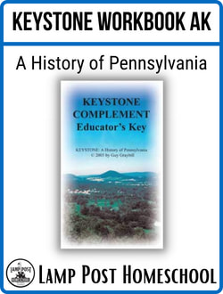 Keystone: A History of Pennsylvania - Lamp Post Homeschool Curriculum