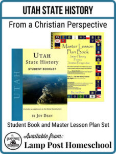 Utah State History Courses - Lamp Post Homeschool Curriculum
