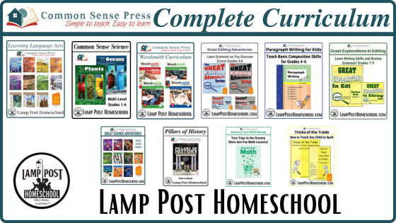 Common Sense Press Curriculum Kits | Lamp Post Homeschool