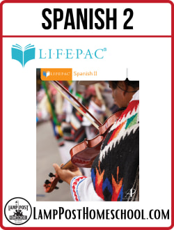 LifePac Spanish 2 Complete Course - Lamp Post Homeschool Curriculum