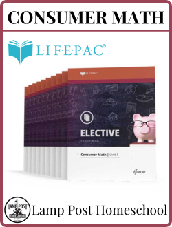 LIFEPAC Consumer Math | Lamp Post Homeschool
