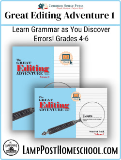 Great Editing Adventure Series Gr. 4-6 - Lamp Post Homeschool Curriculum