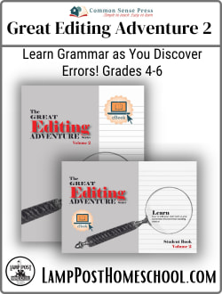 Great Editing Adventure Volume 2 - Lamp Post Homeschool Curriculum