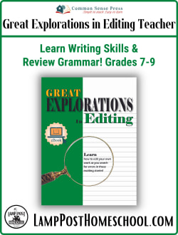 Great Exploration in Editing Series - Lamp Post Homeschool Curriculum